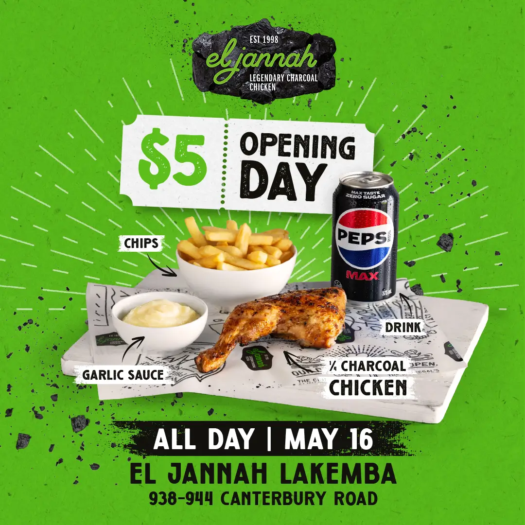 Welcome El Jannah Lakemba with $5 Chicken