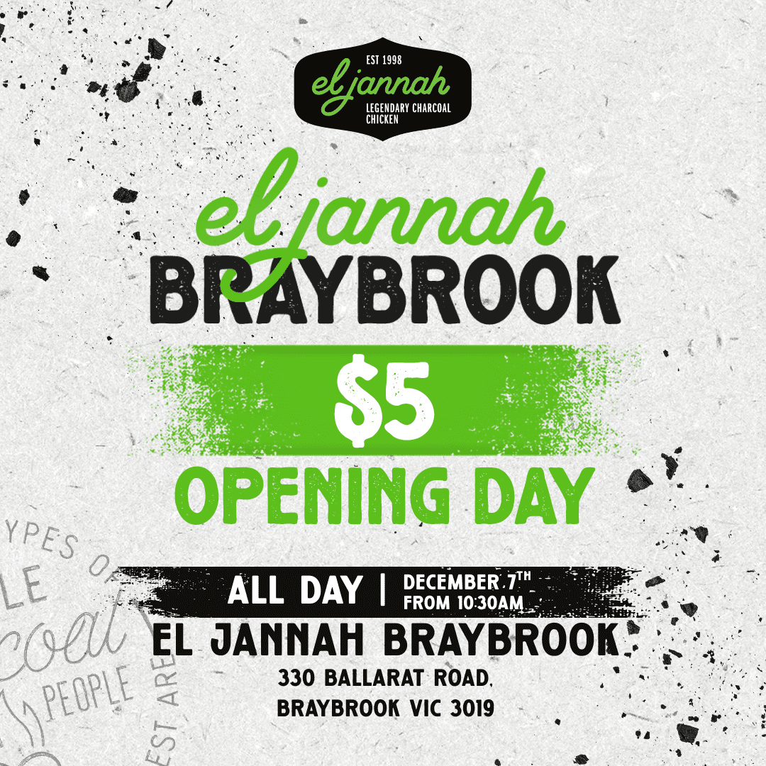 El Jannah Braybrook Opening Offer: $5 Chicken
